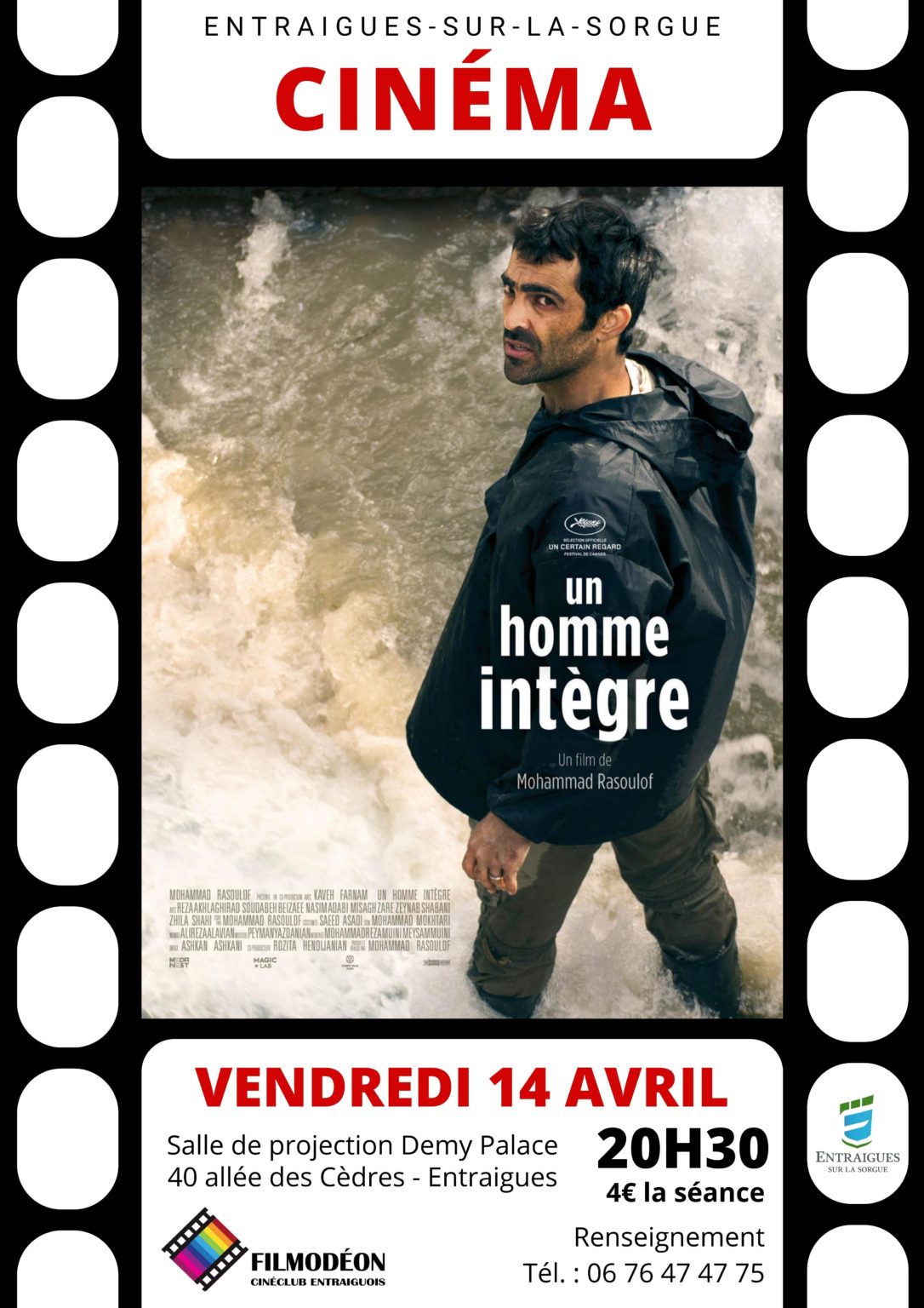 CINÉMA – UN HOMME INTEGRE – Entraigues CINÉMA – UN HOMME INTEGRE – Entraigues